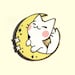 Moon Cat V2 Enamel Pin - Etsy