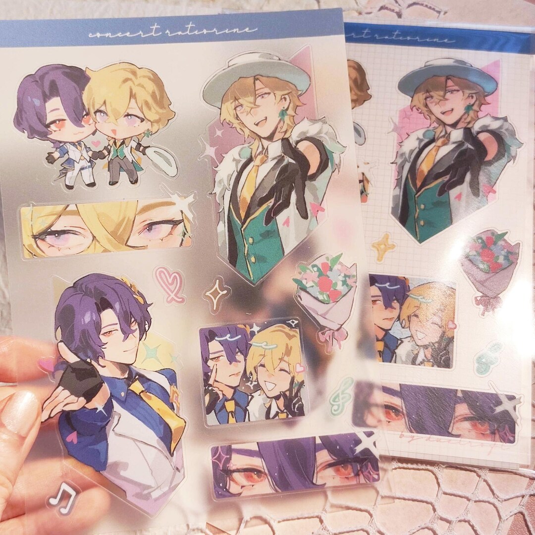 HSR Clear Stickers | Concert Ratiorine - Etsy