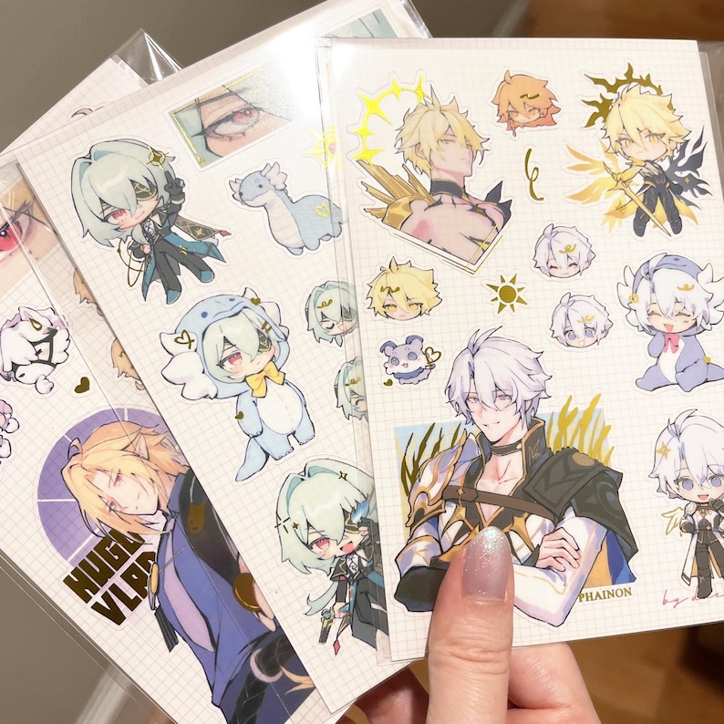 HSR Clear Stickers | Anaxa - Etsy