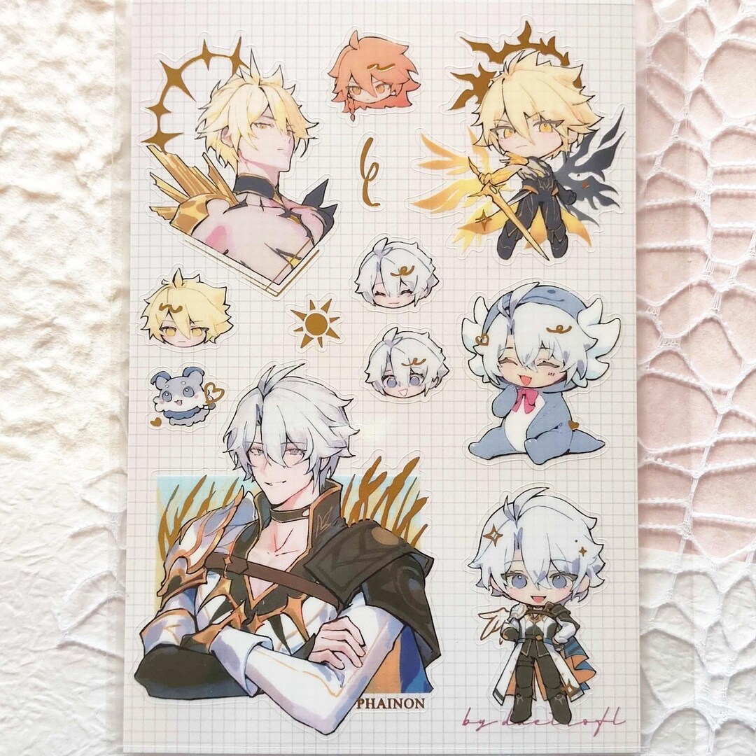 HSR Clear Stickers | Phainon - Etsy