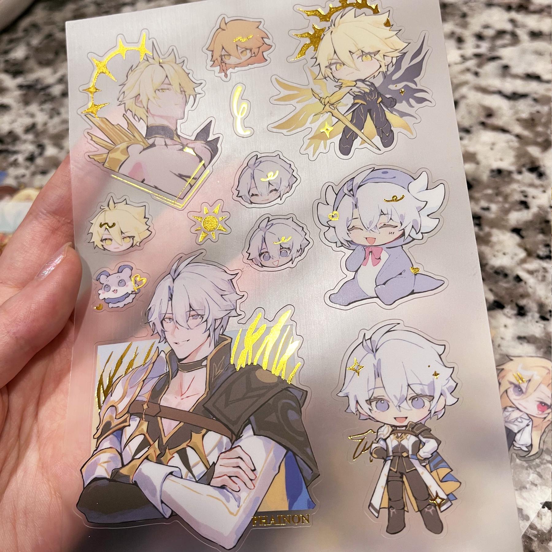HSR Clear Stickers | Phainon - Etsy
