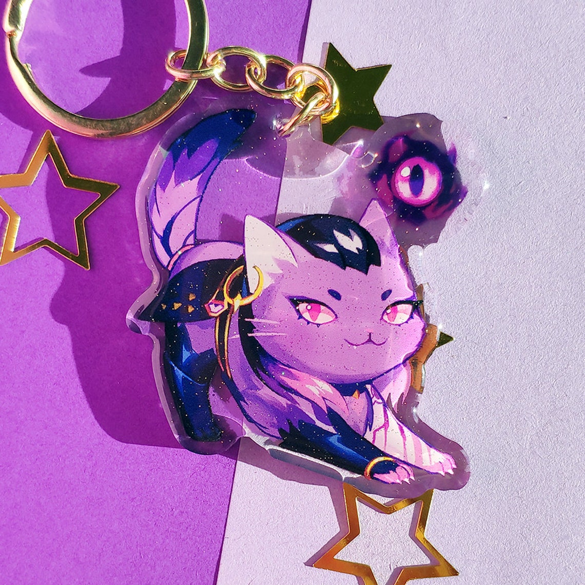Valorant Reyna Cat Keychain | Etsy