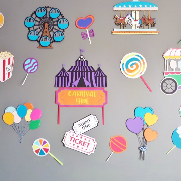 Circus Wall Mural - Etsy