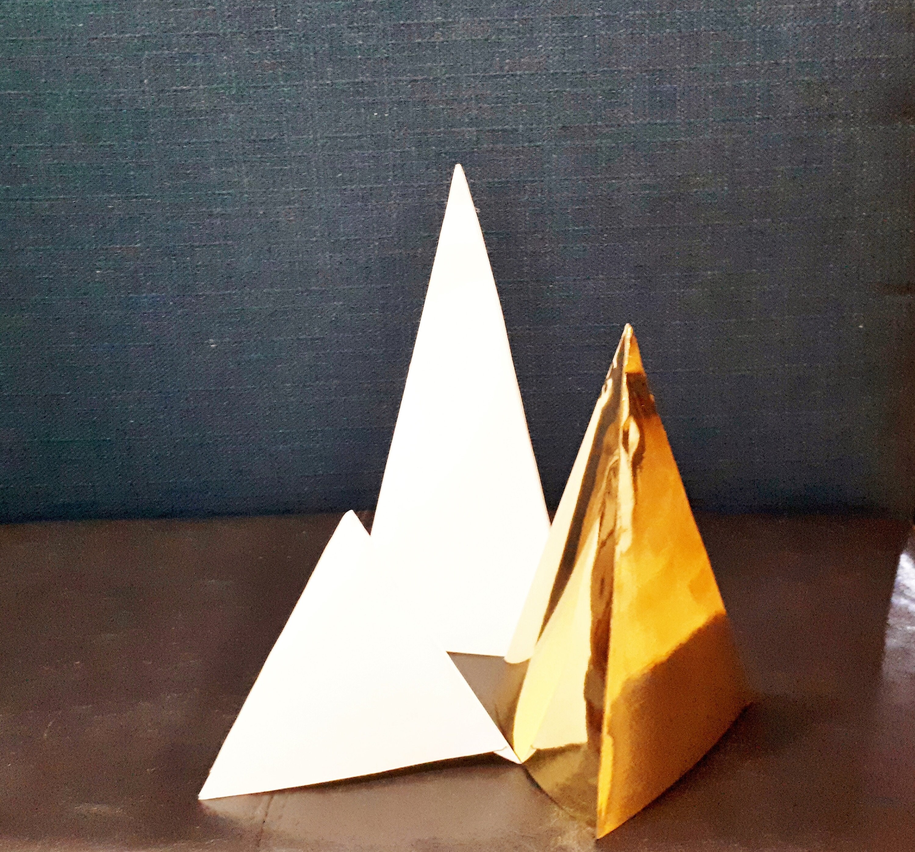 3D Paper Triangle Pyramids Centrepieces Event Decor | Etsy