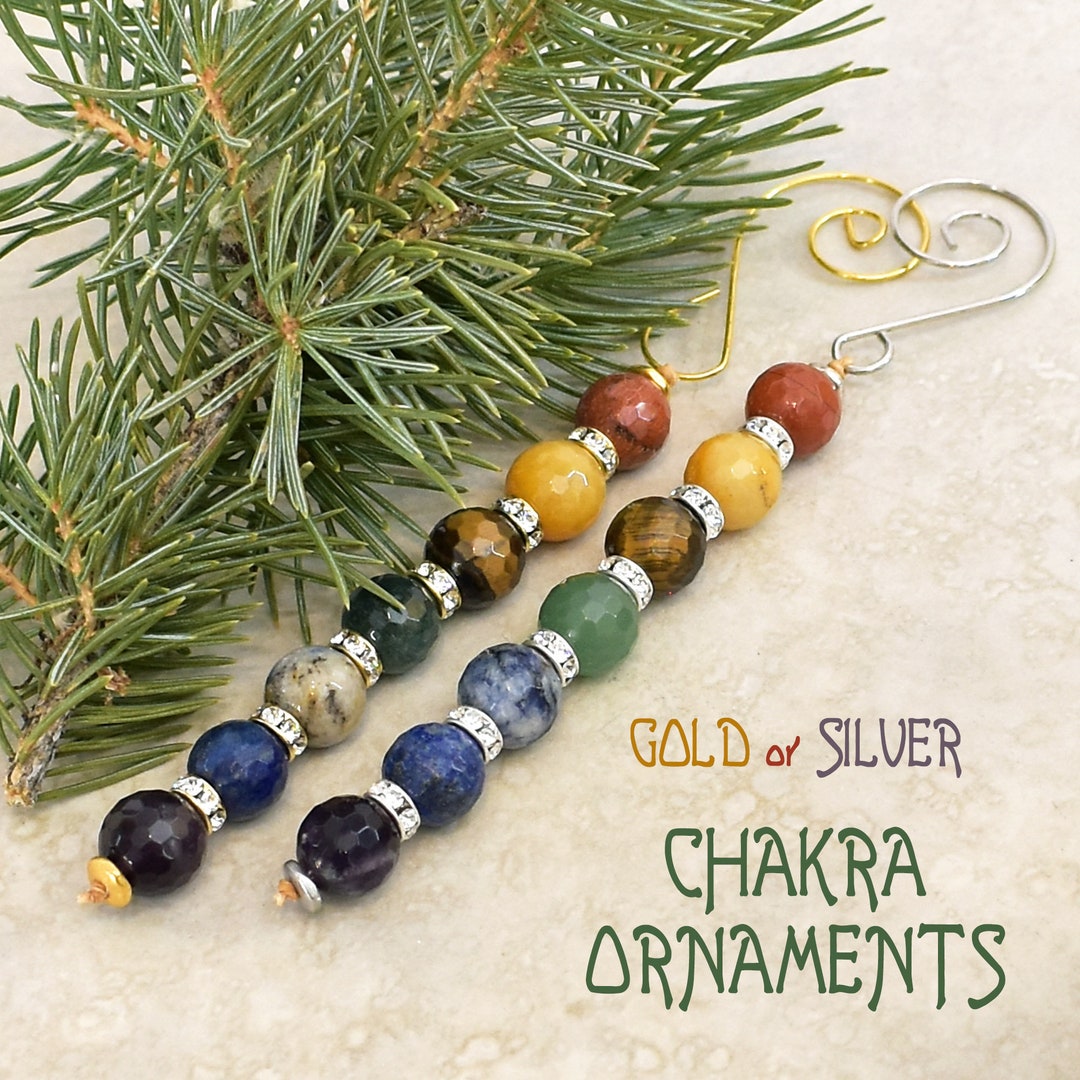 Chakra Christmas Ornament - Chakra Gemstones - Gemstone Christmas ...