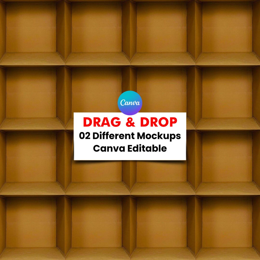 16 Empty Cardboard Boxes Template, Inside the Box Template, Photography ...