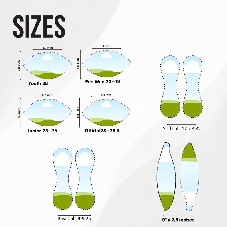 Sports Panel Templates, Football Panel Template, Baseball Panel ...