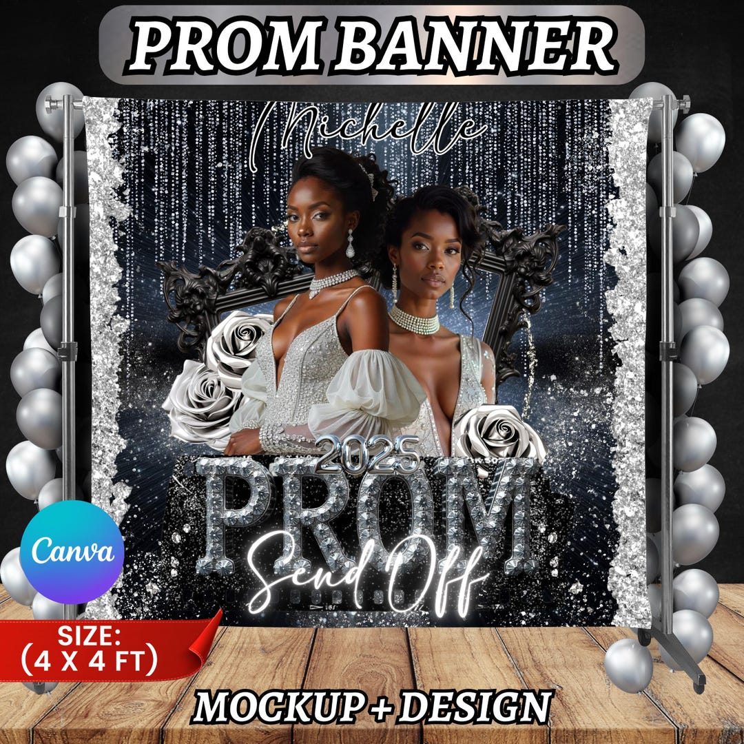 Prom Send off Banner, Banner Mockup, Prom Party Decor, Prom Party ...