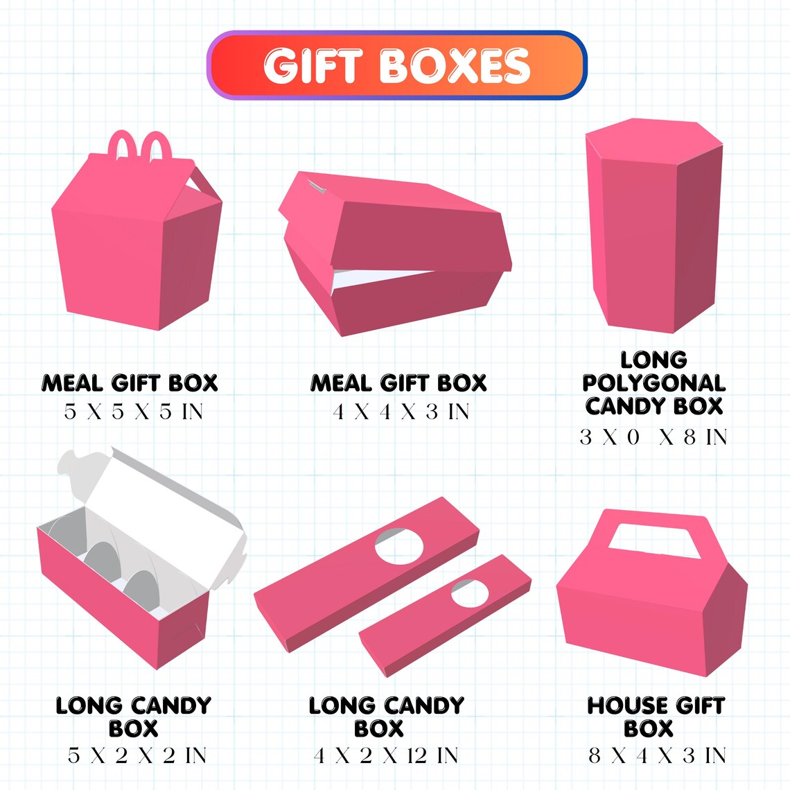 Party Favor Boxes & Purse Bundle Editable Canva Template,custom Gift ...
