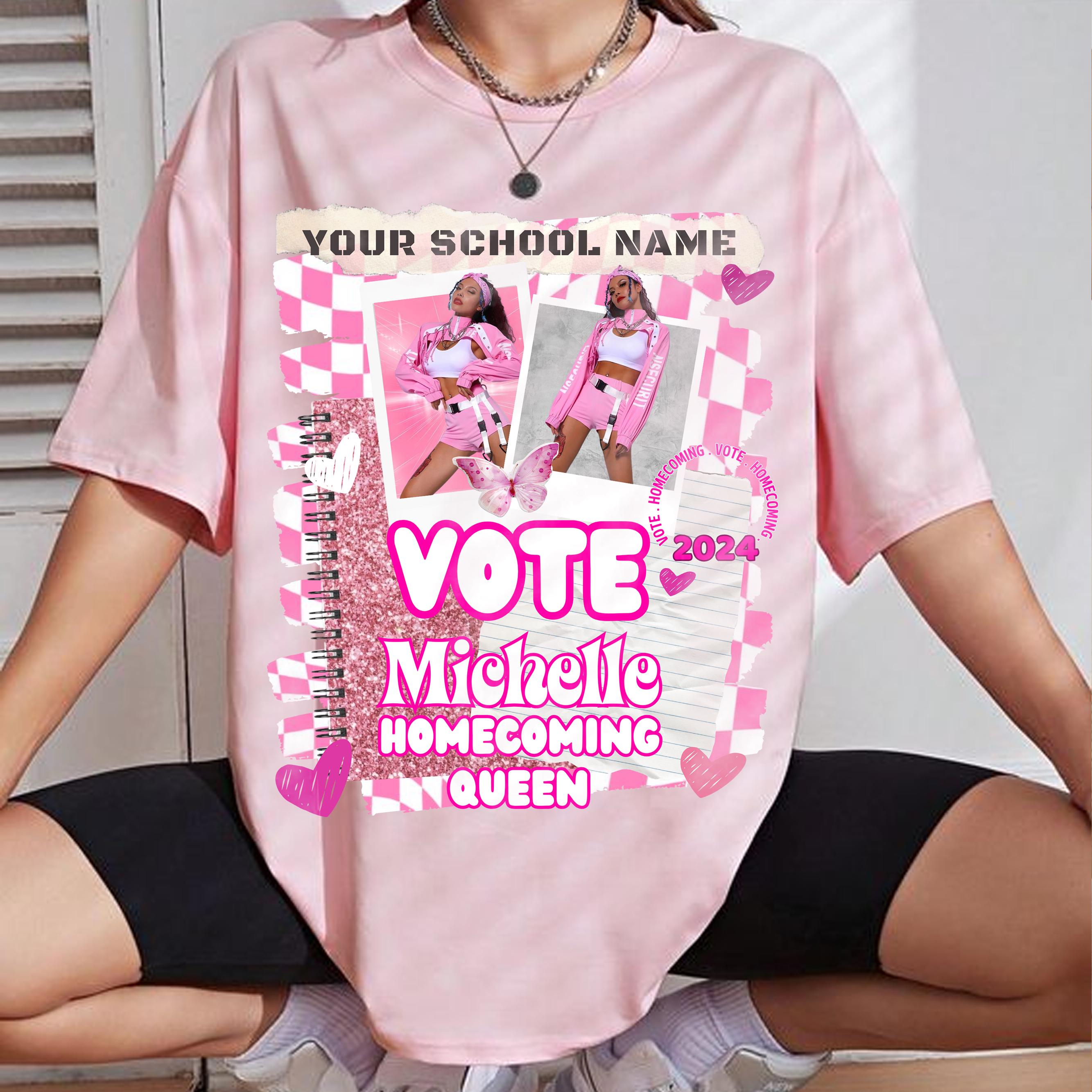 Homecoming T Shirt Template, Homecoming Campaign T Shirt Design, Vote ...
