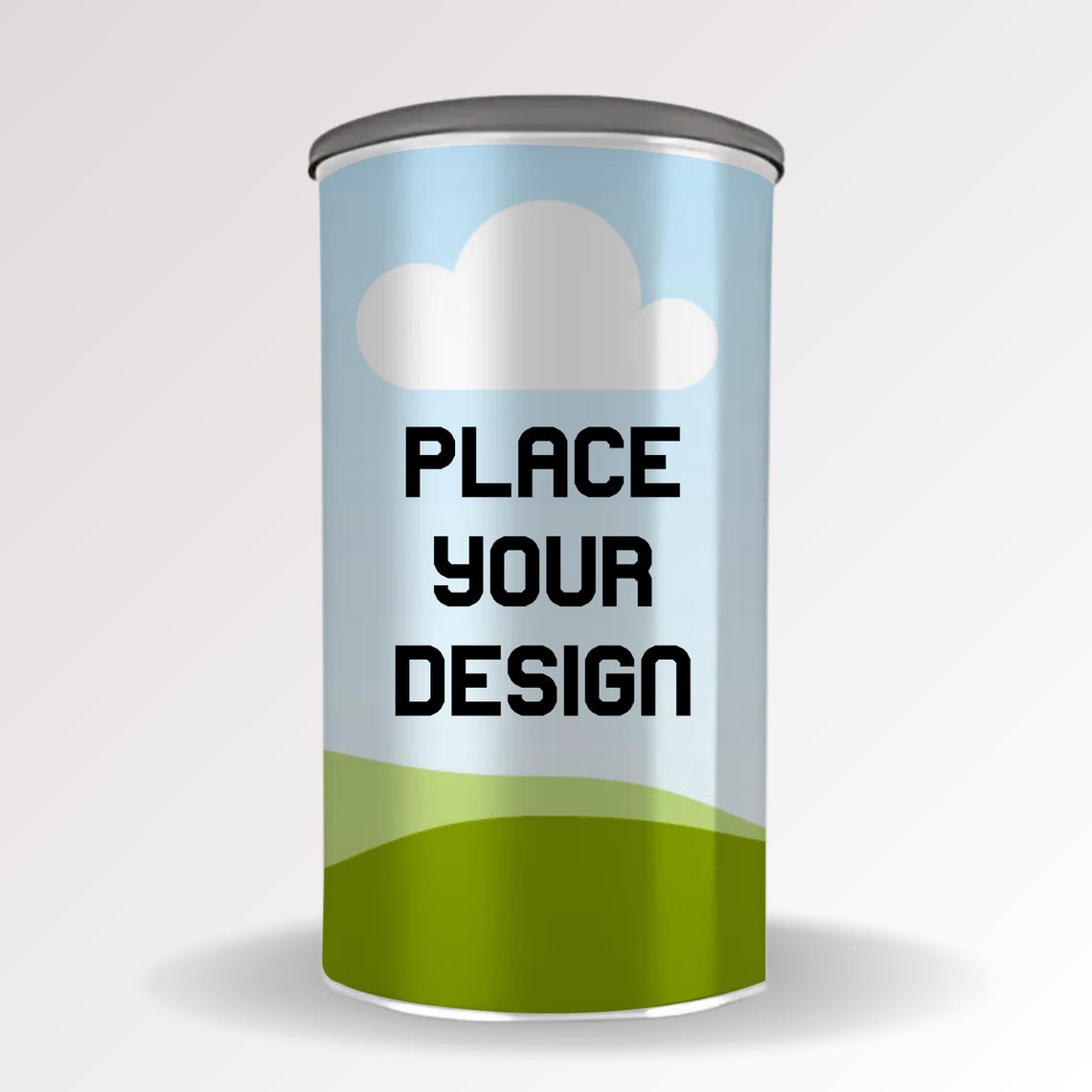 1.3 Oz Chip Can Label Template. Chip Can Label Canva Template, 2.3 Oz ...
