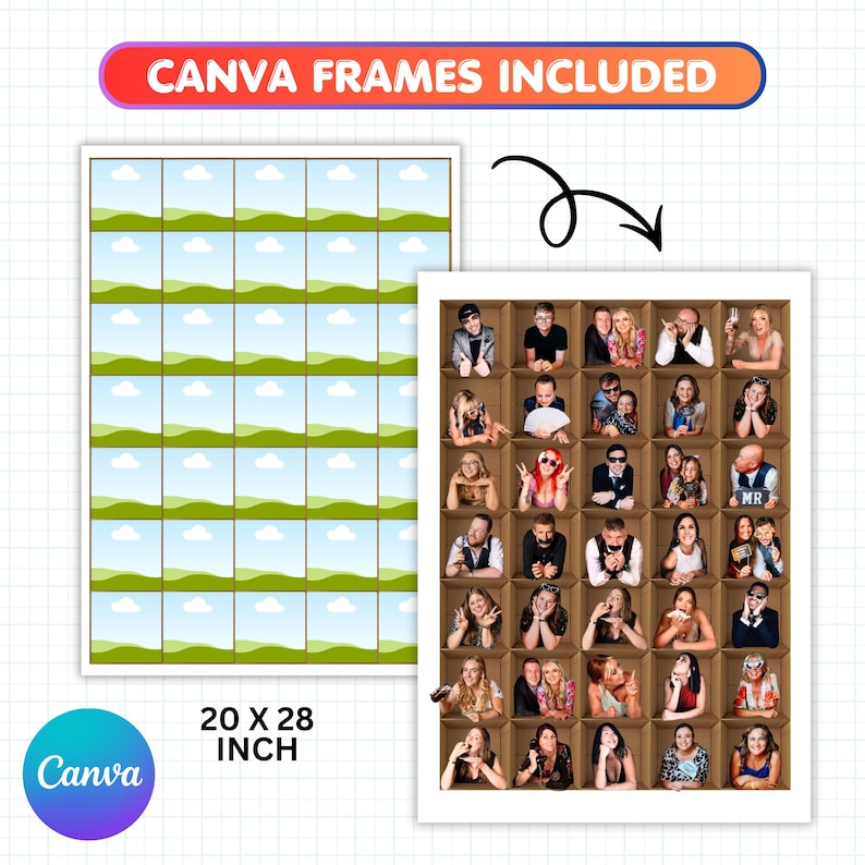 Wedding in the Box Photography Template, Photography Box Template for ...