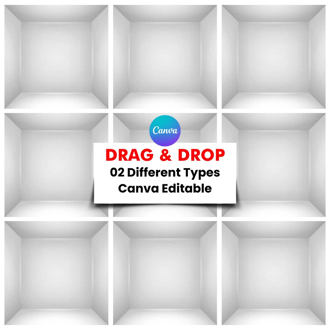 In the Cardboard Box Template, White Inside the Box Template, Square ...