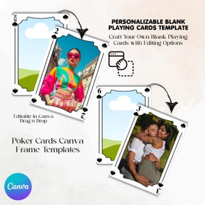 DIY Playing Card Templates, Printable Poker Cards, Blank Playing Cards ...