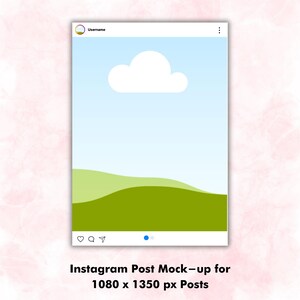 Instagram Profile Mock-up, Editable Instagram Mockup Canva Templates ...