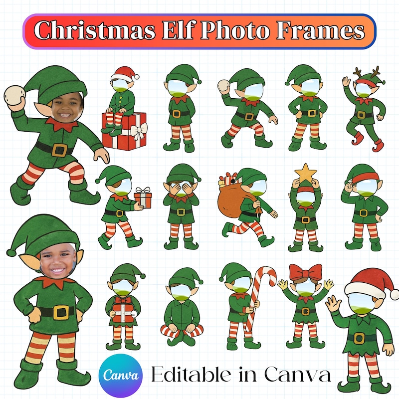 Elf Face Frames - Etsy