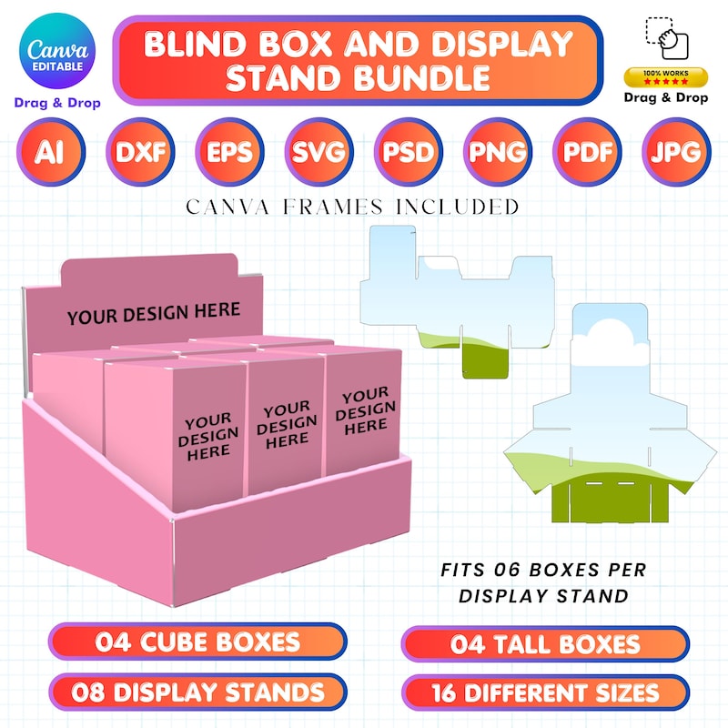 Blindbox Template - Etsy