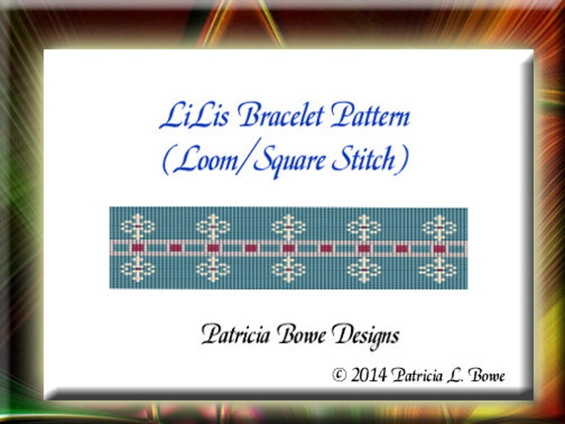 Bead Loom Pattern, Bracelet Pattern, Loom Pattern, Li Lis Bead Pattern ...
