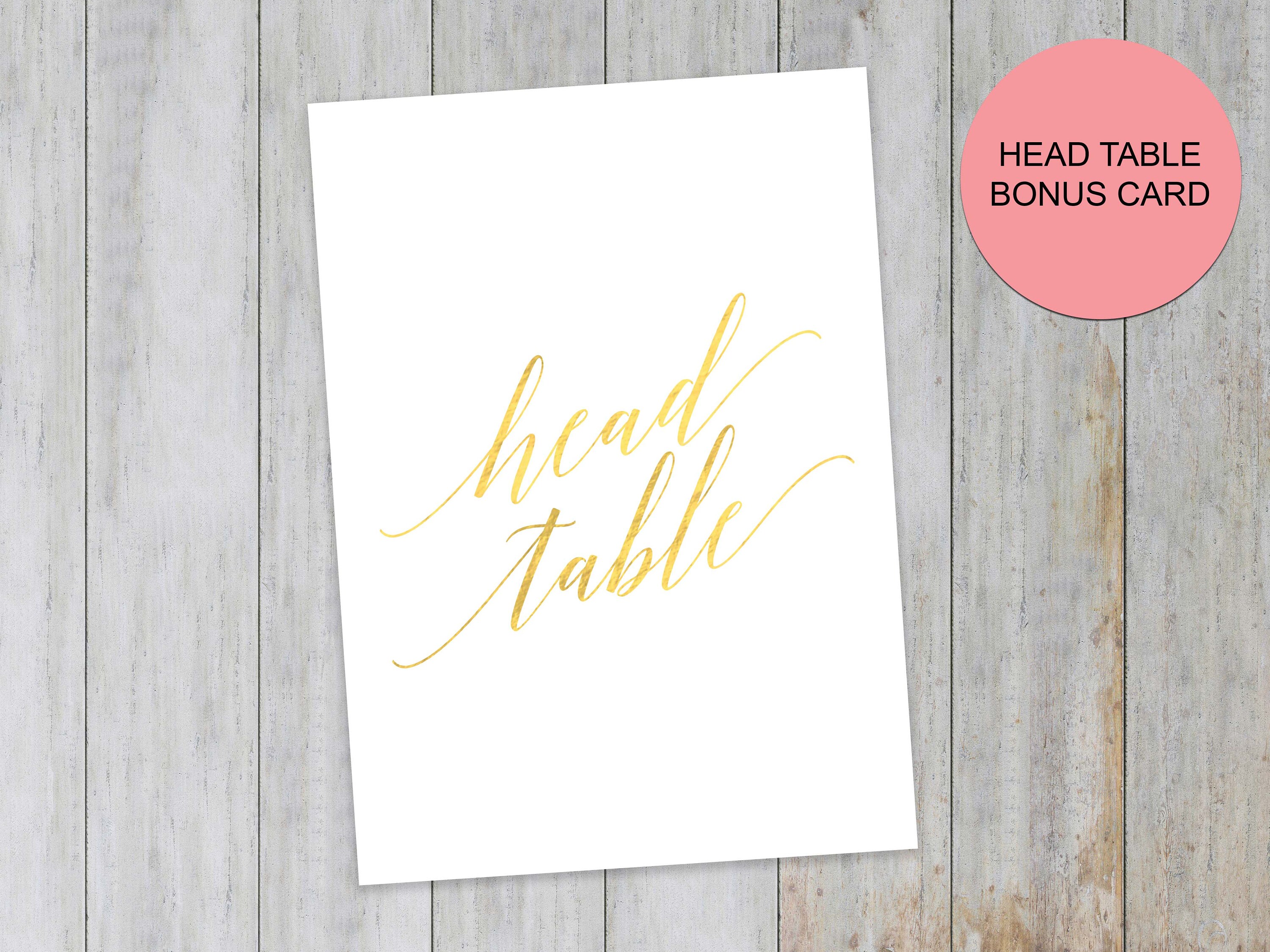 Wedding Table Numbers Gold Foil Table Numbers Script Table | Etsy