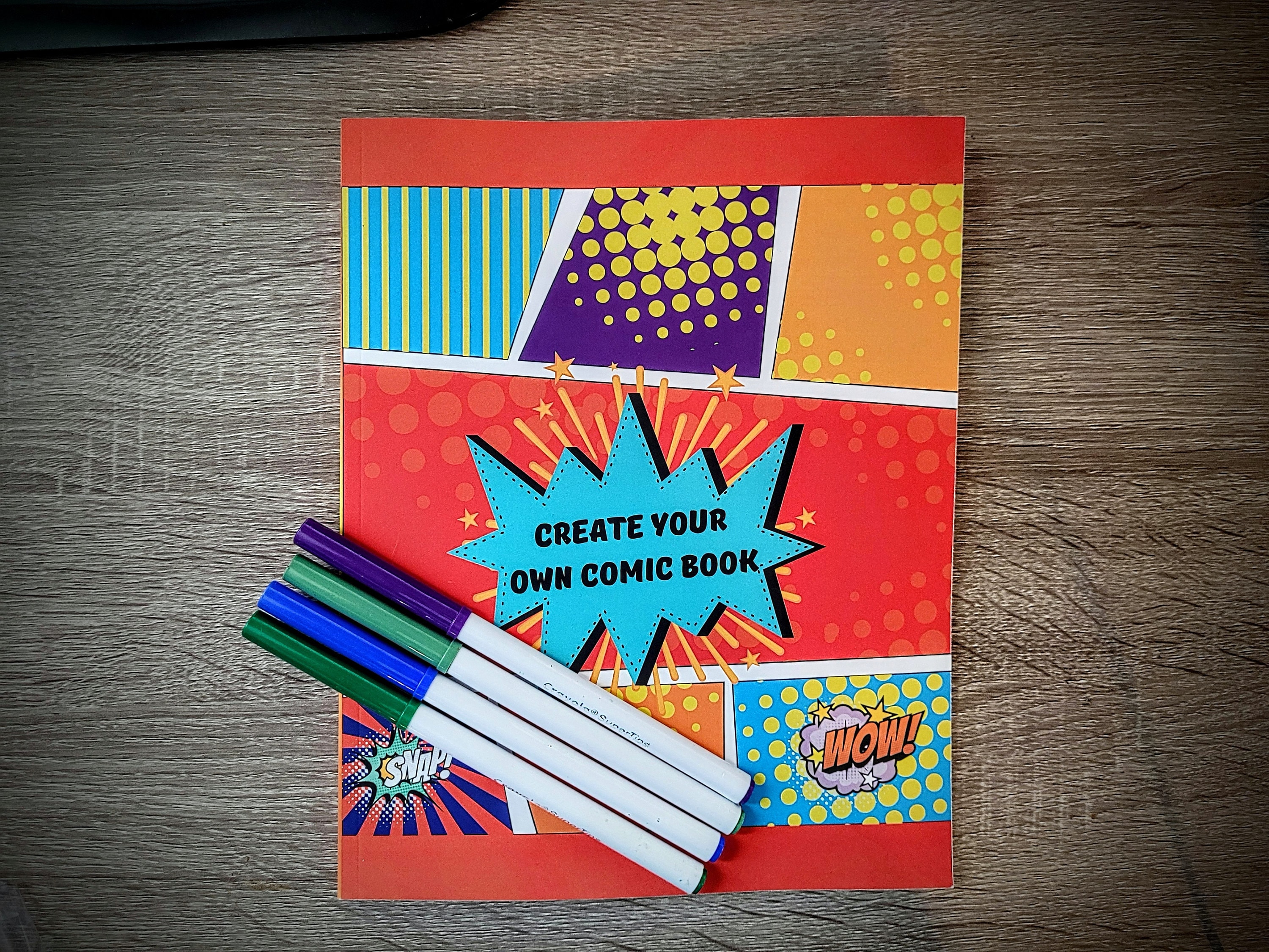 DIY Comic Book Kit - Creative Craft for Kids & Adults, Make Your Own ...