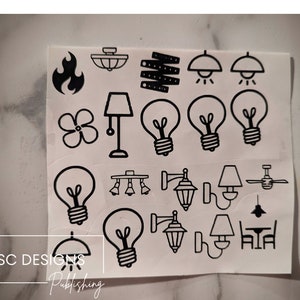 Light Switch Labels - Multi Switch Light Labels - Set of 10 - Etsy