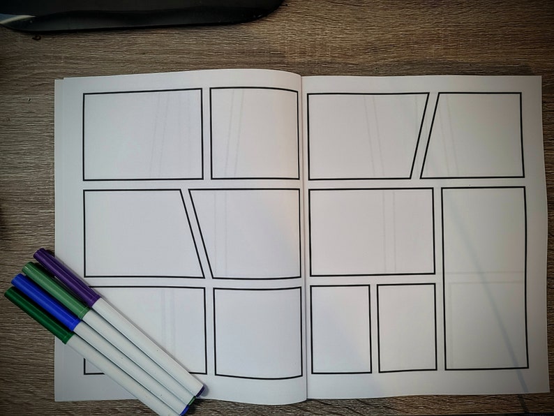 DIY Comic Book Kit - Creative Craft for Kids & Adults, Make Your Own ...
