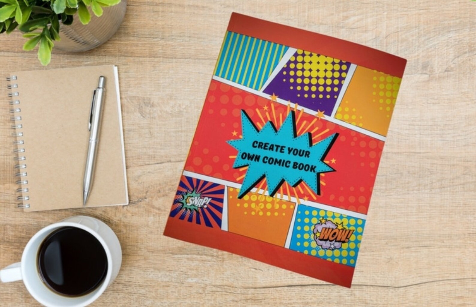 DIY Comic Book Kit - Creative Craft for Kids & Adults, Make Your Own ...