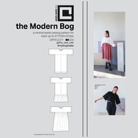The Modern Bog JACKET Sewing Pattern a Minimal Waste Design for Sizes 0 ...