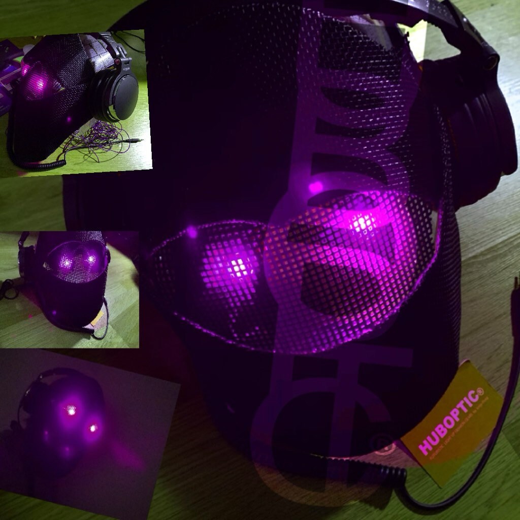 Custom Streamer Mask Sound Reactive HUBOPTIC® Gigs FX20 | Etsy