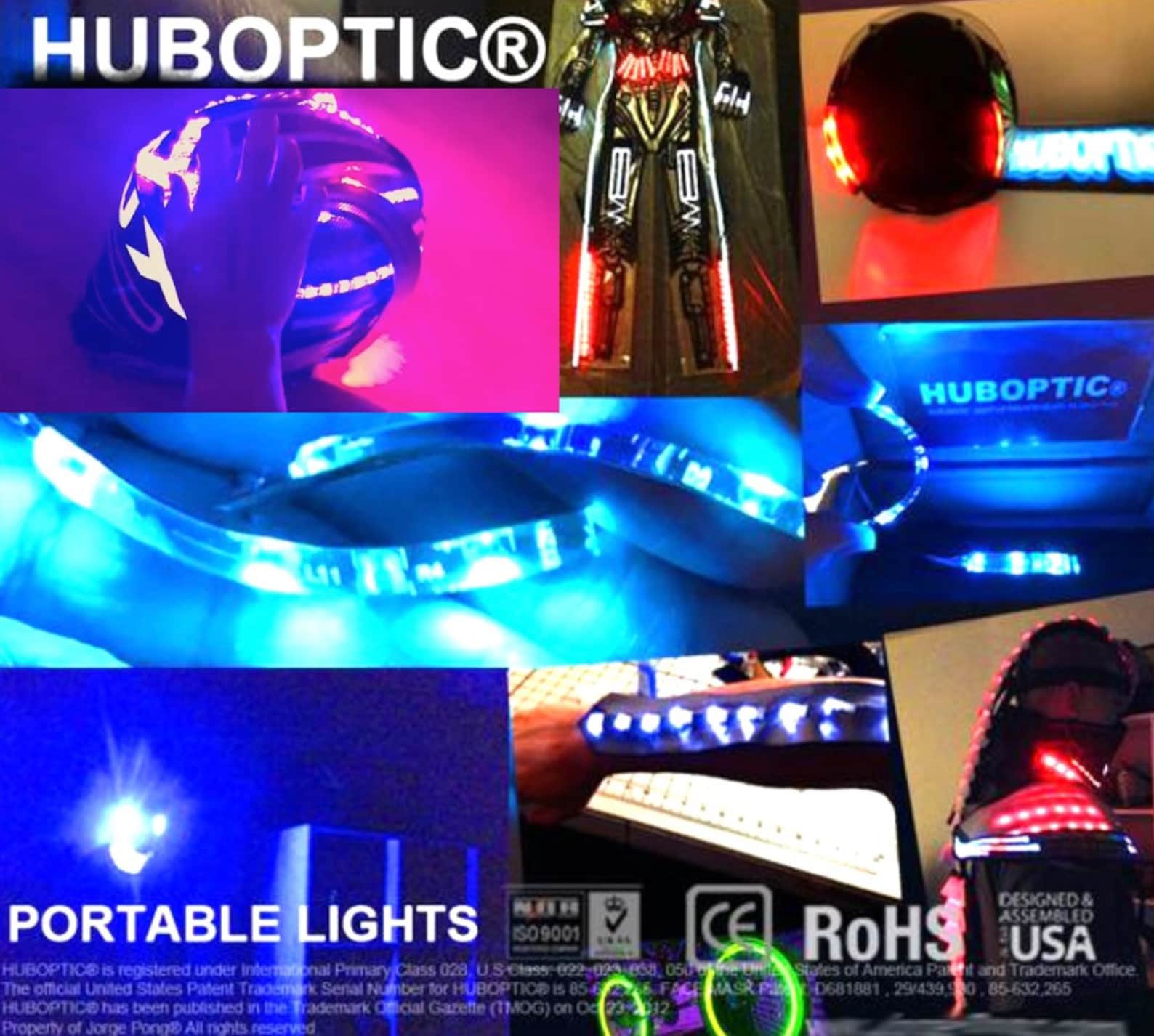 Huboptic® Diy LED Strip Lights Steady on for Cosplay Projects Party ...