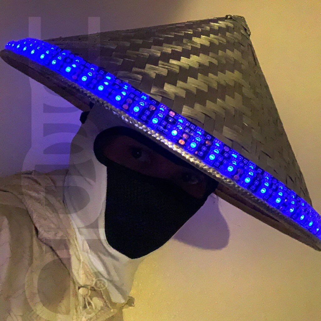 HUBOPTIC® Silver Ninja Hat Bamboo Cosplay Raiden Hat Combat | Etsy