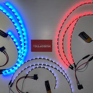 Tri LED Lights With on off Switch 9V Lighting for Props Cosplay Stilt ...