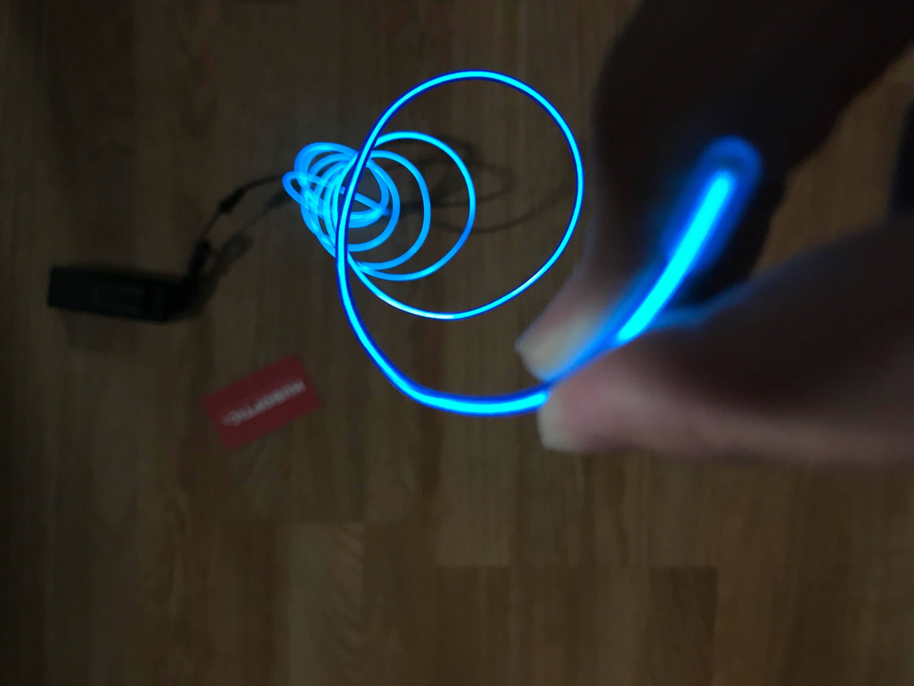 Cosplayer Blue Light Wire 6' Ft Led String for Light up Costume Cosplay ...
