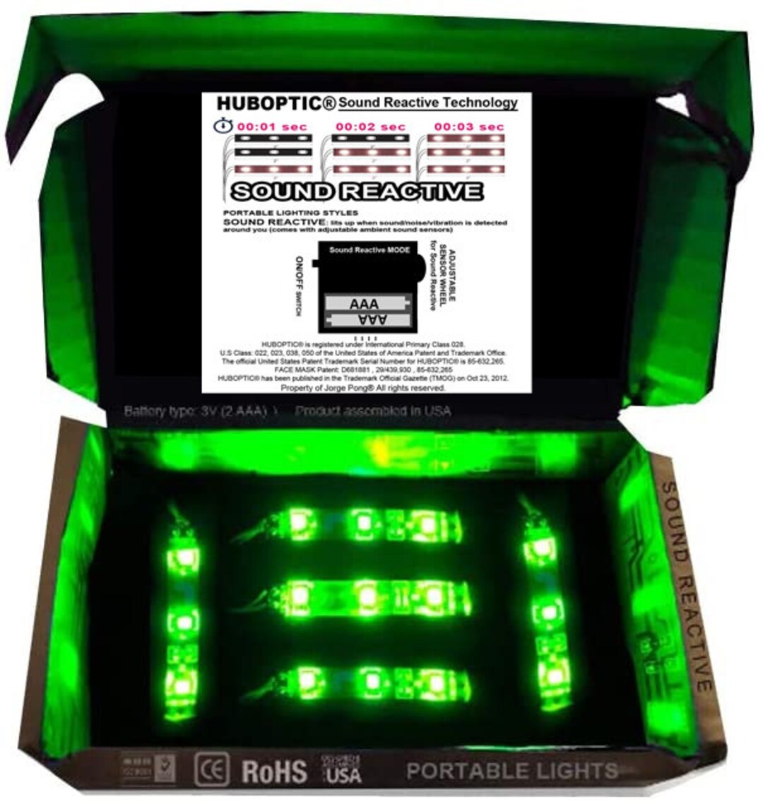 GREEN LED (10mm) Sound Reactive Led Lights - DIY Cosplayer Streamer ...