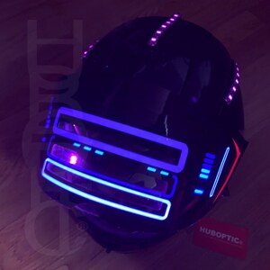 Electro Robot Helmet HUBOPTIC® LED Helmet Sound Reactive Illuminated ...