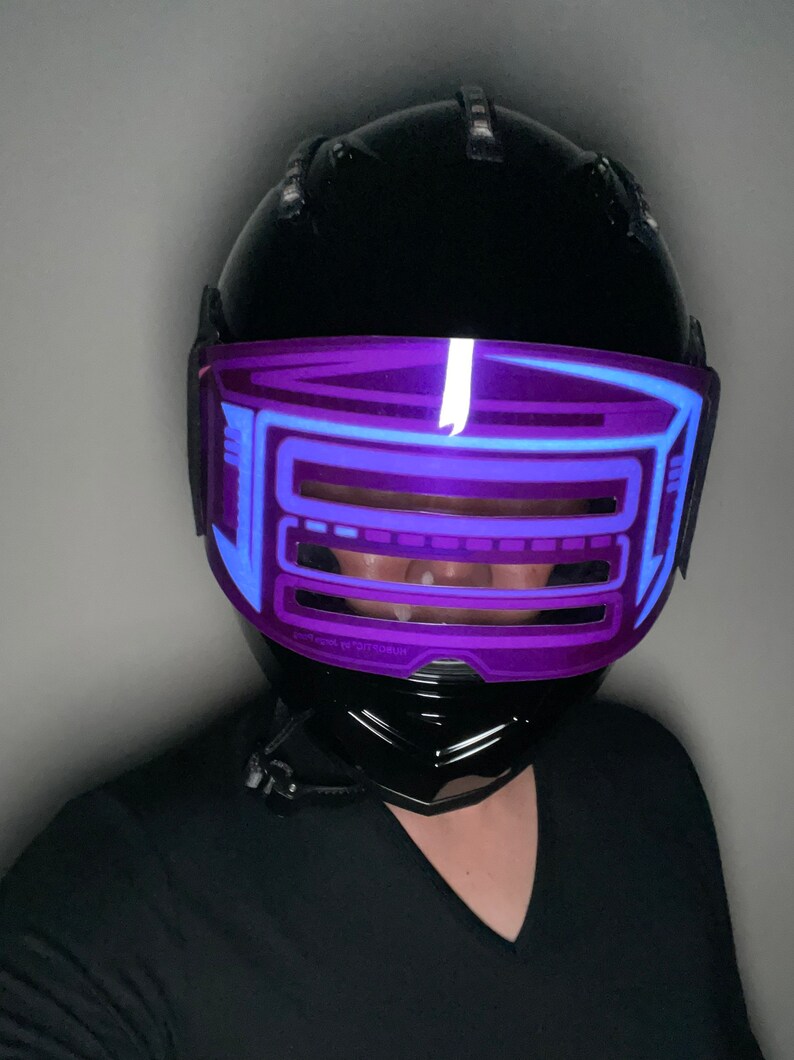 Electro Robot Helmet HUBOPTIC® LED Helmet Sound Reactive - Etsy