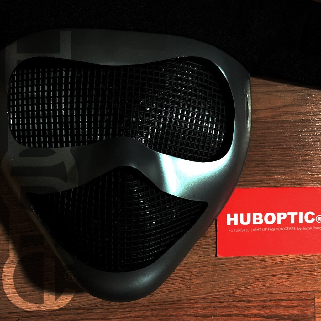 Cyborg Smiley Face Props LED Mask HUBOPTIC® DJ Mask Sound - Etsy UK