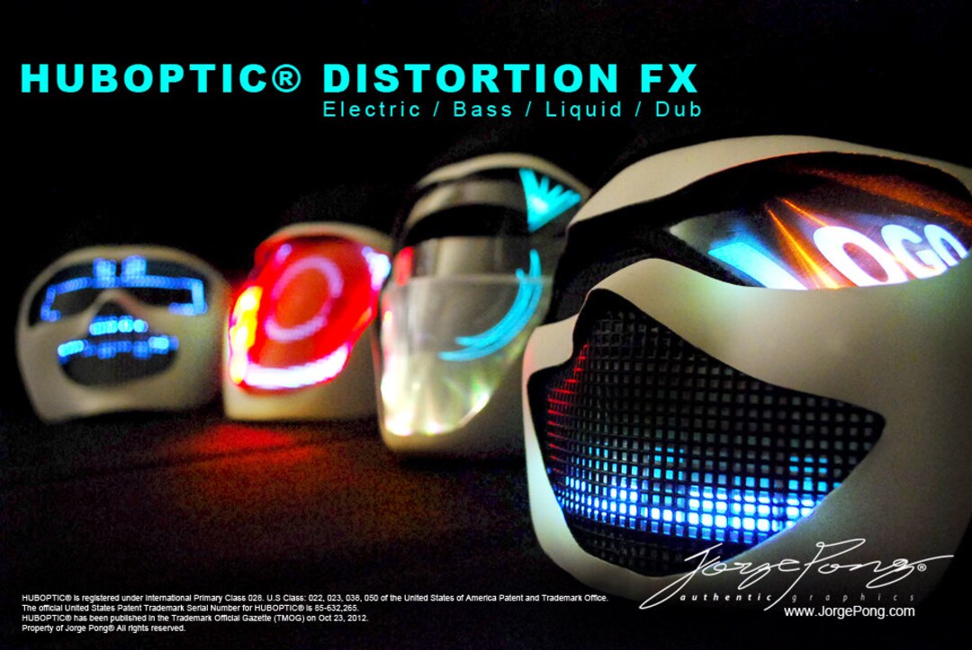 Custom Ai Talking Robot Mask LED Logo Light up Props Stage Mask Theatre ...