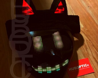 Light up Devil Mask - Etsy
