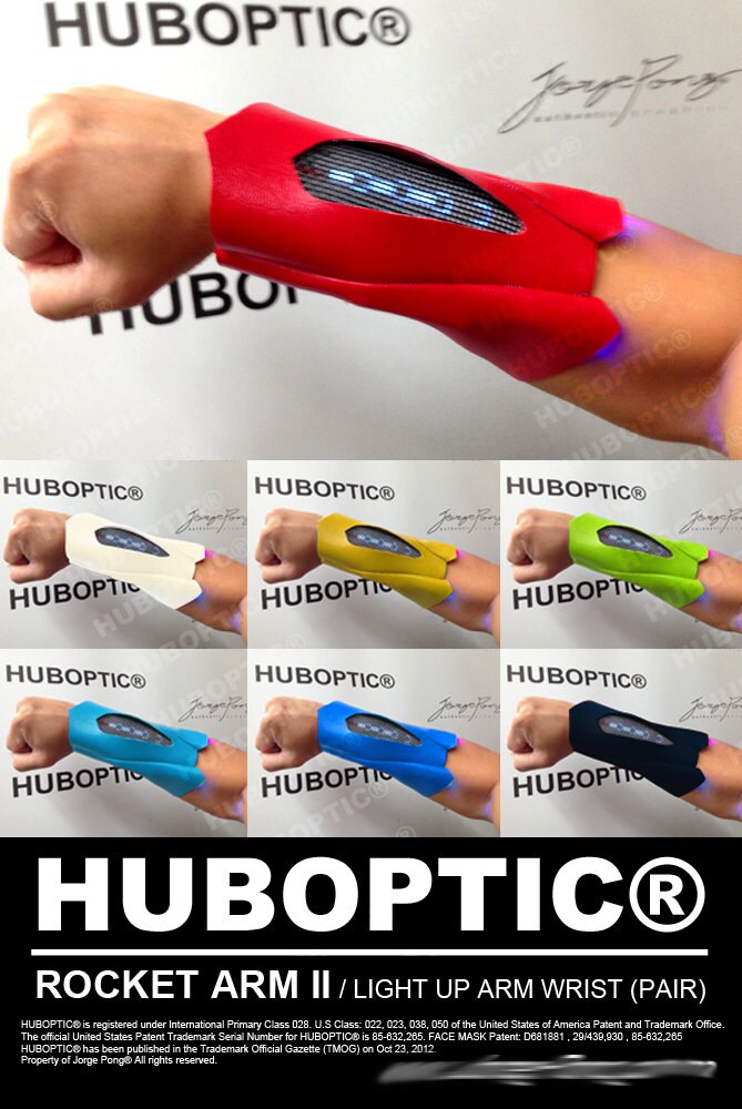 Robot Wrist Cosplay Cyber Mega Man Power Hand Costume Sound Reactive ...