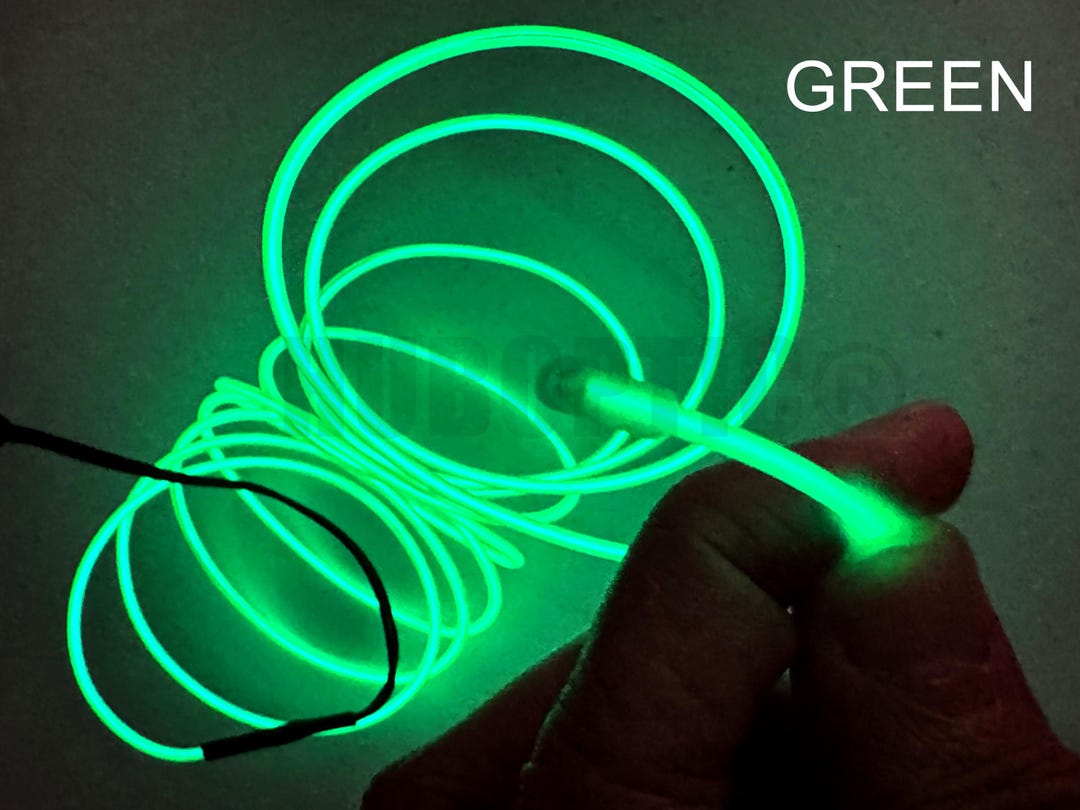 Cosplayer Green Light Wire 6' Ft Led String for Light up Costume ...