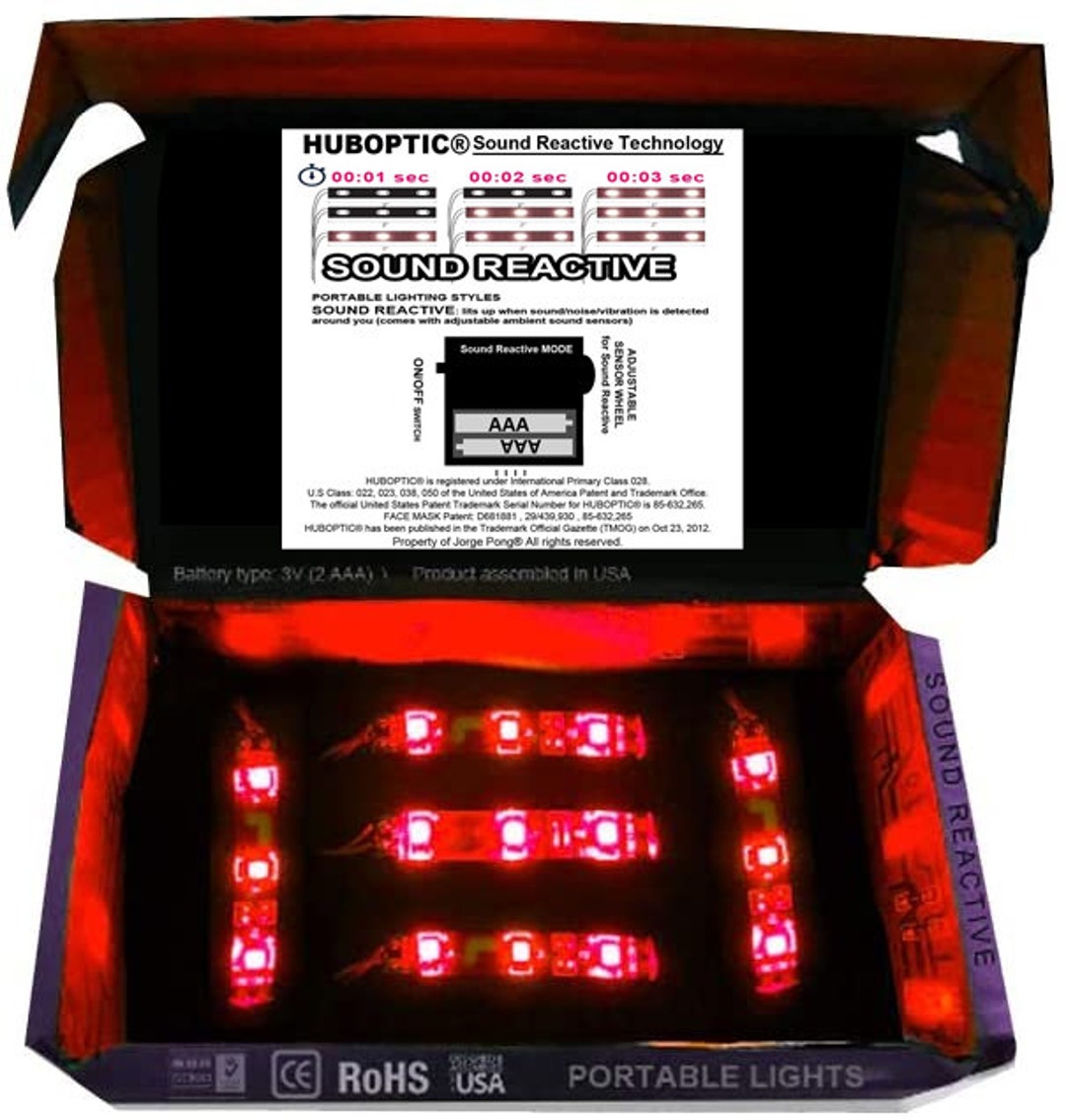 RED LED (10mm) Sound Reactive Led Lights - DIY Cosplayer Streamer Gigs ...