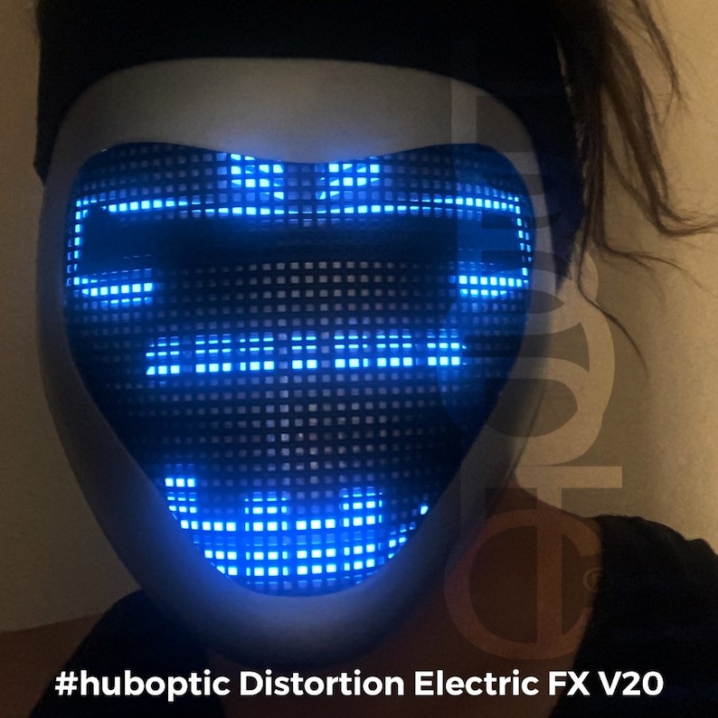 Custom Mask HUBOPTIC® Electric Mask Fx V20 Streamer Youtuber | Etsy