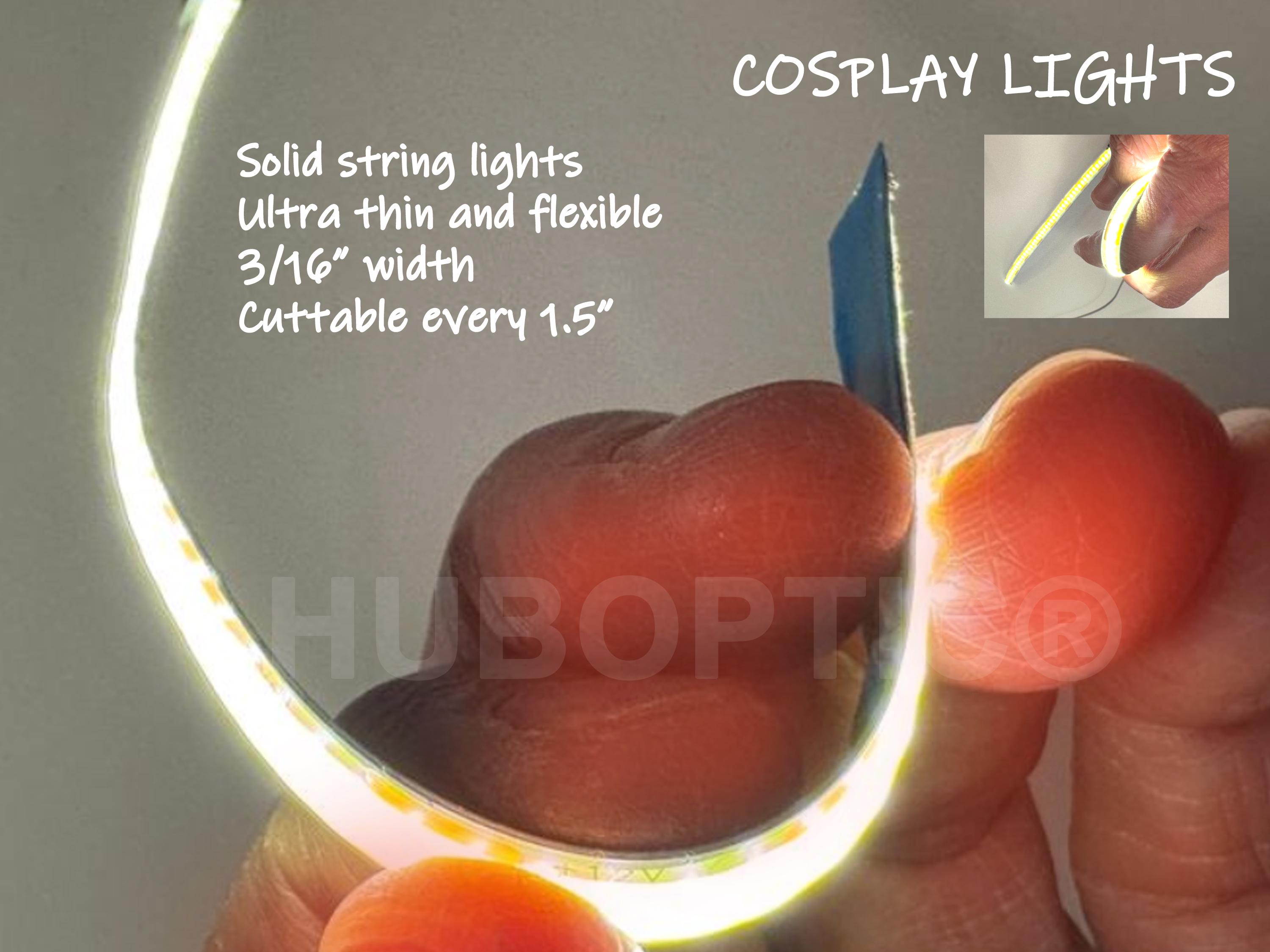 Cosplay Solid Strip Lights 10mm Led Steady on for Cosplayer Costume ...