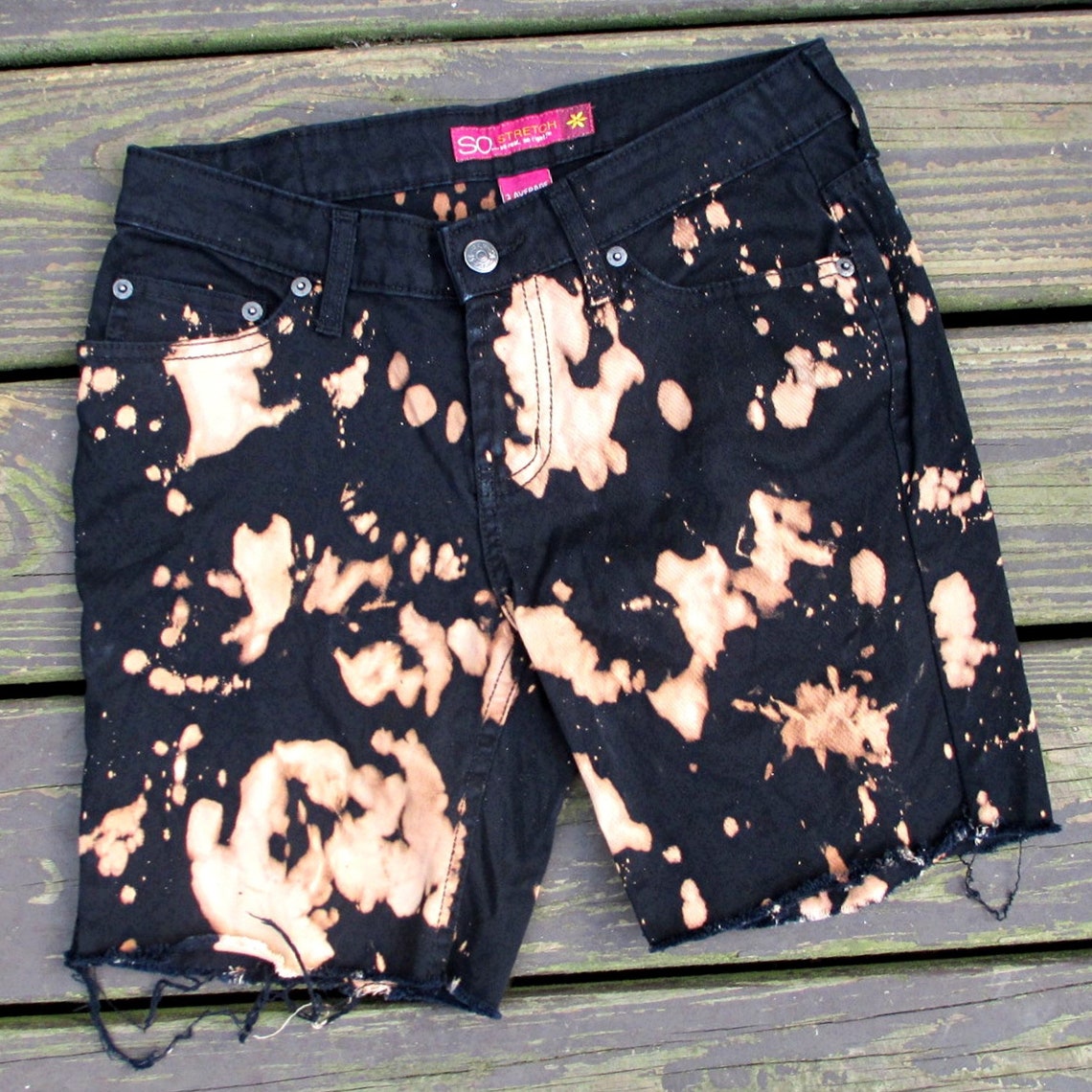 Distressed Cut-off Shorts / Size 3 Average / Post-apocalyptic - Etsy