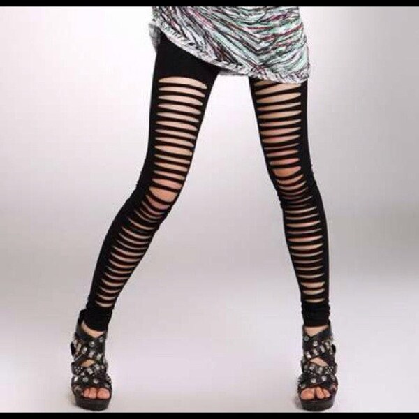Shredded Leggings - Etsy