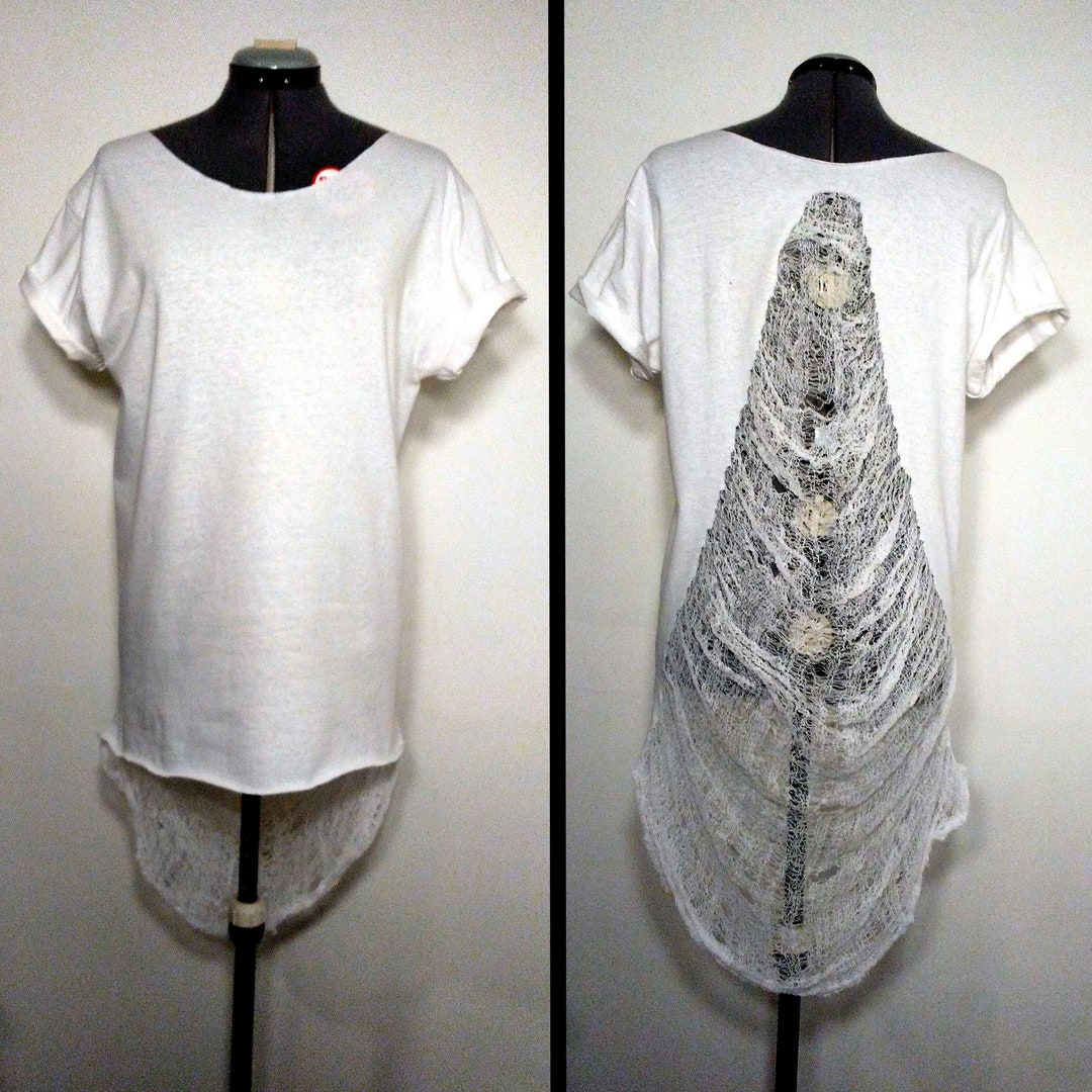 Hand Shredded Top / Shredded T-shirt / Unisex Shredded T Shirt / Hip ...