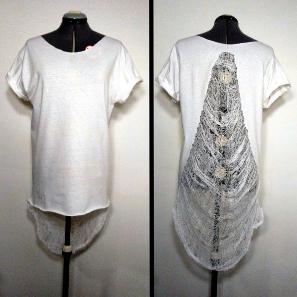 Shredded T Shirt - Etsy