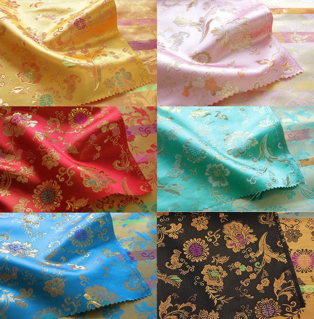 Korean Traditional Pattern Fabric for KPOP Hanbok Dress Cloth Table ...