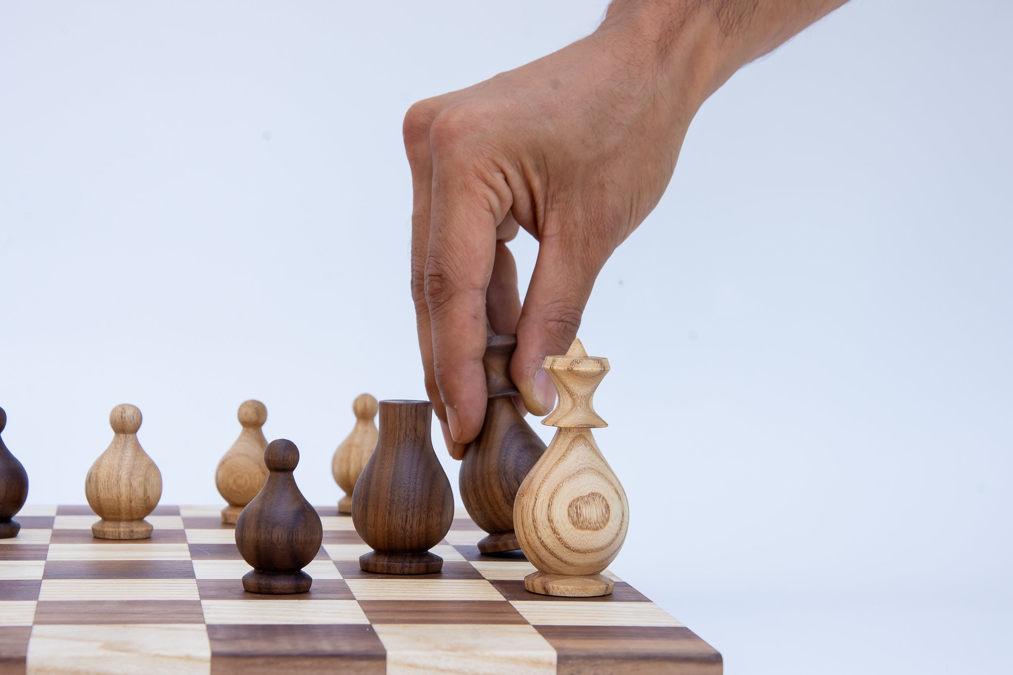 Wood Lathe Chess Pieces